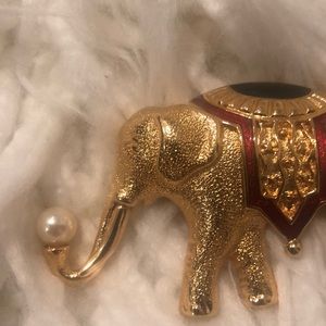 Monet | Jewelry | Monet 97 Collection Elephant Pin | Poshmark
